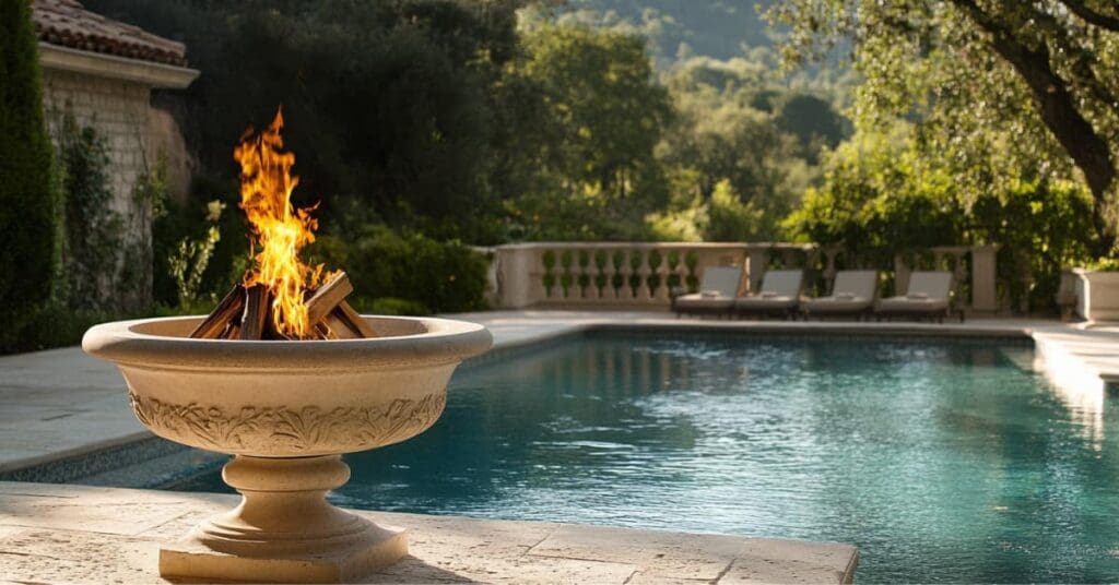 9 Modern Pool Fire Bowls: Creative Designs That Wow | Elite